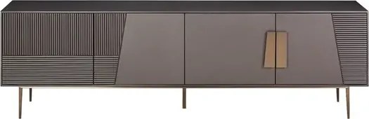 TV stolek Stilig ST101B 200 cm grafit/zlatý