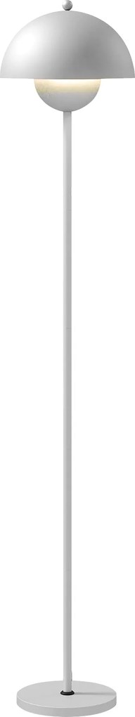 HOMCOM Moderní 155 cm Podlahová Lampa pro Obývací Pokoj s Míkovou Stínidlem a Trojitým Osvětlením, Nohy Spínač E27 Zásuvka (žárovka není součástí) Stř