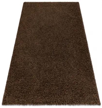 Dywany Luszczow Kusový koberec SOFFI shaggy 5 cm hnědý Rozměr koberce: 140 x 190 cm