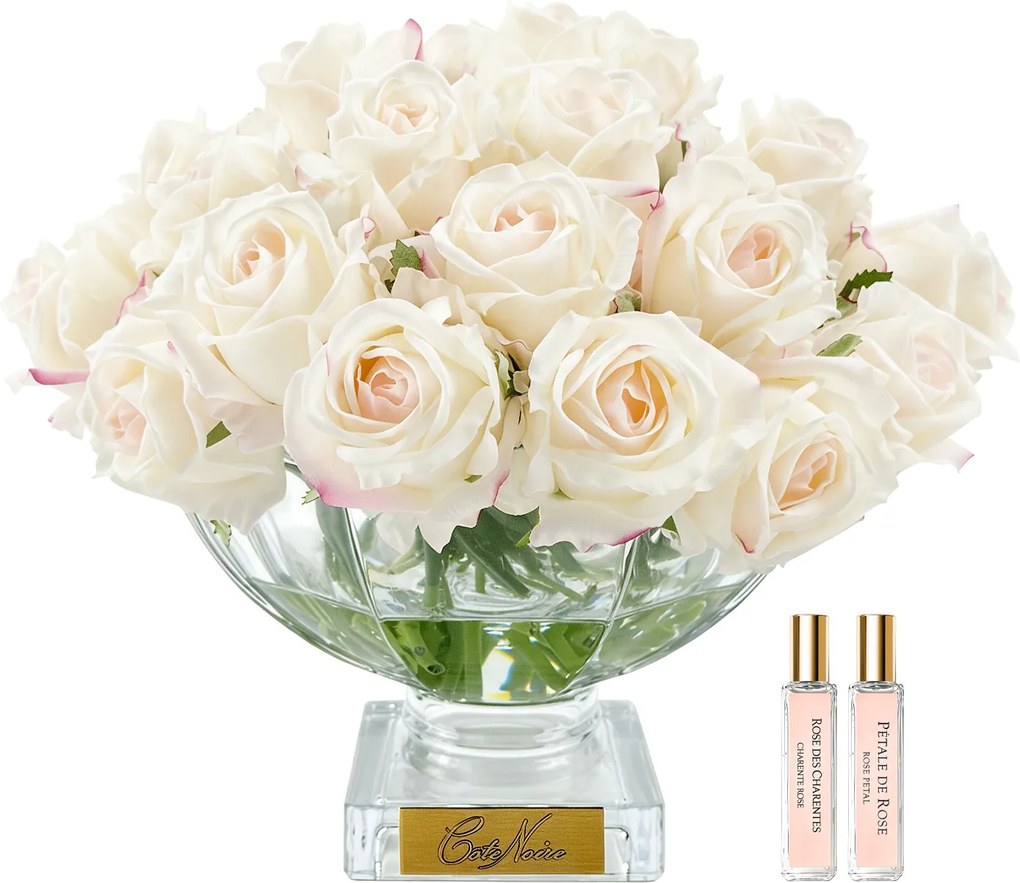 Côte Noire Centrepiece kytice parfémovaných růží Pink Blush