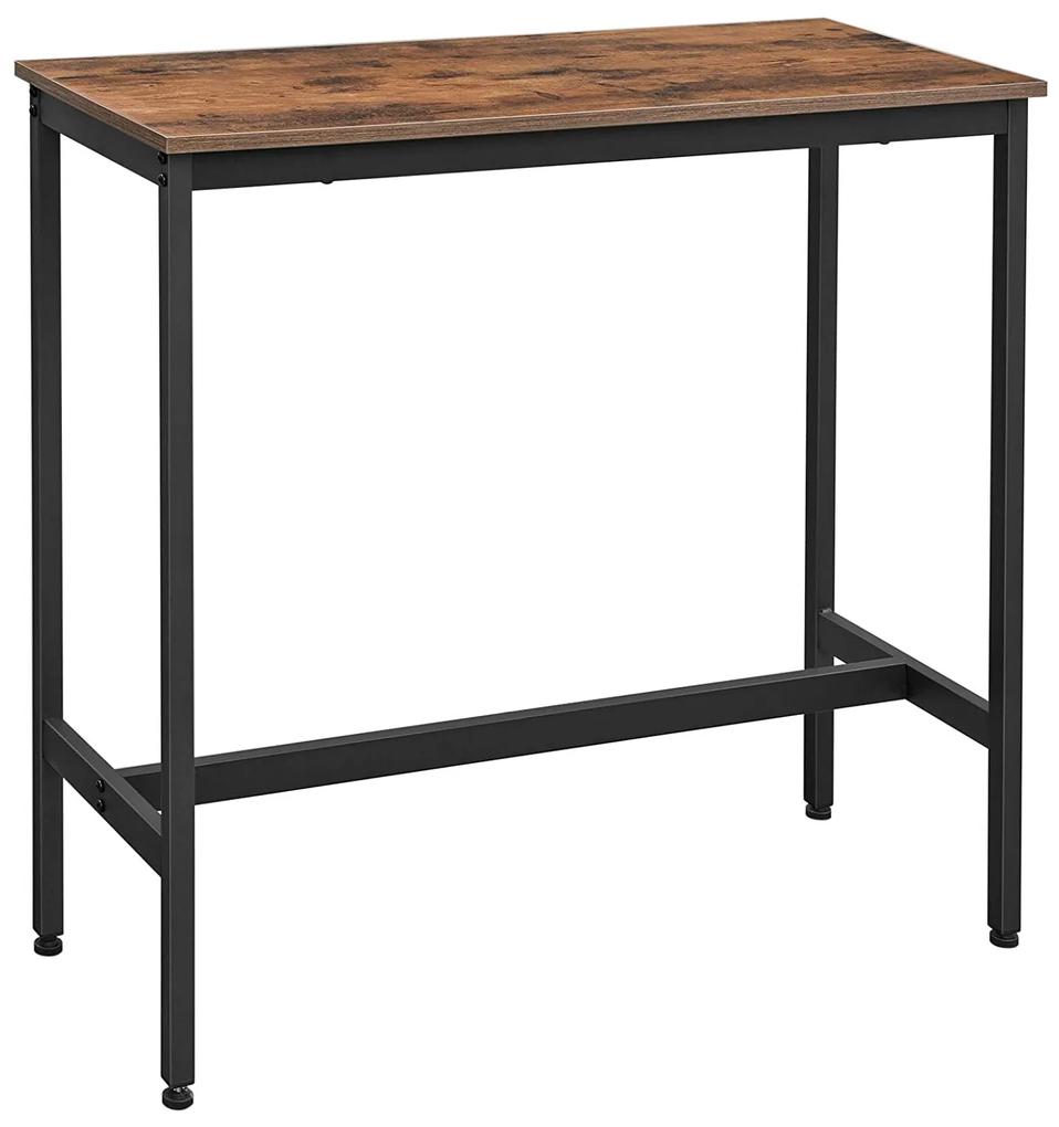 Barový stůl VASAGLE 90 × 100 × 40 cm