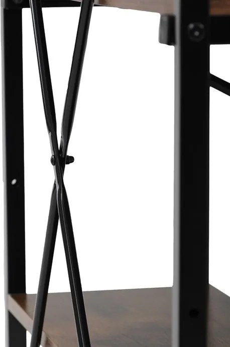 Autronic Pracovní stůl s regálem GD-520 OLW Odstín: Staré dřevo