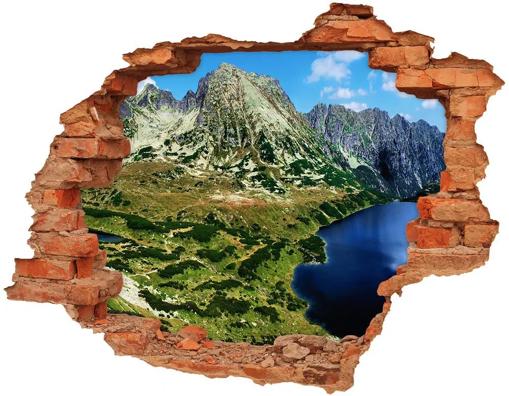 Wallmuralia Nálepka fototapeta 3D výhled Údolí v horách 90x70 cm