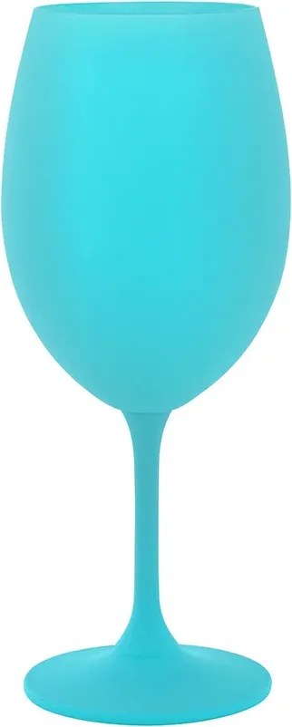 Tyrkysová sklenice na víno 350 ml