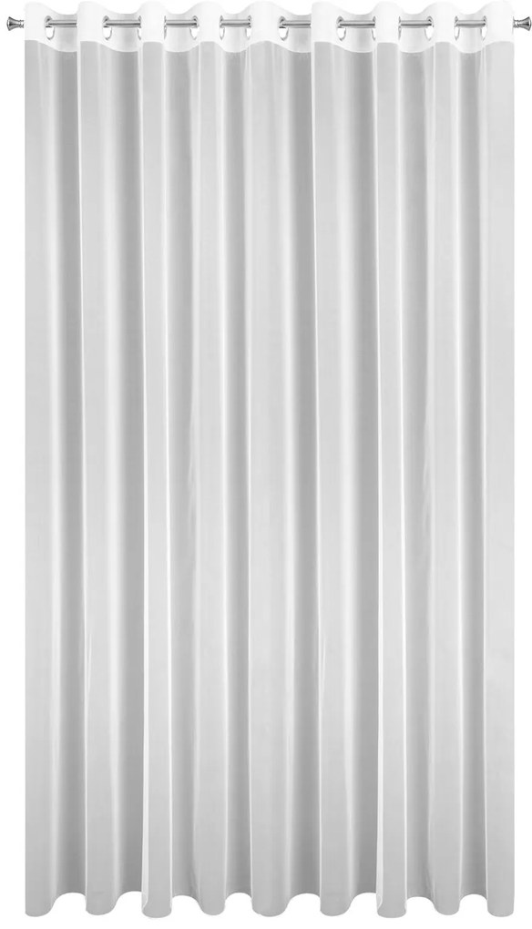 ZÁCLONA NA KROUŽCÍCH ESEL 350X250 CM BÍLÁ