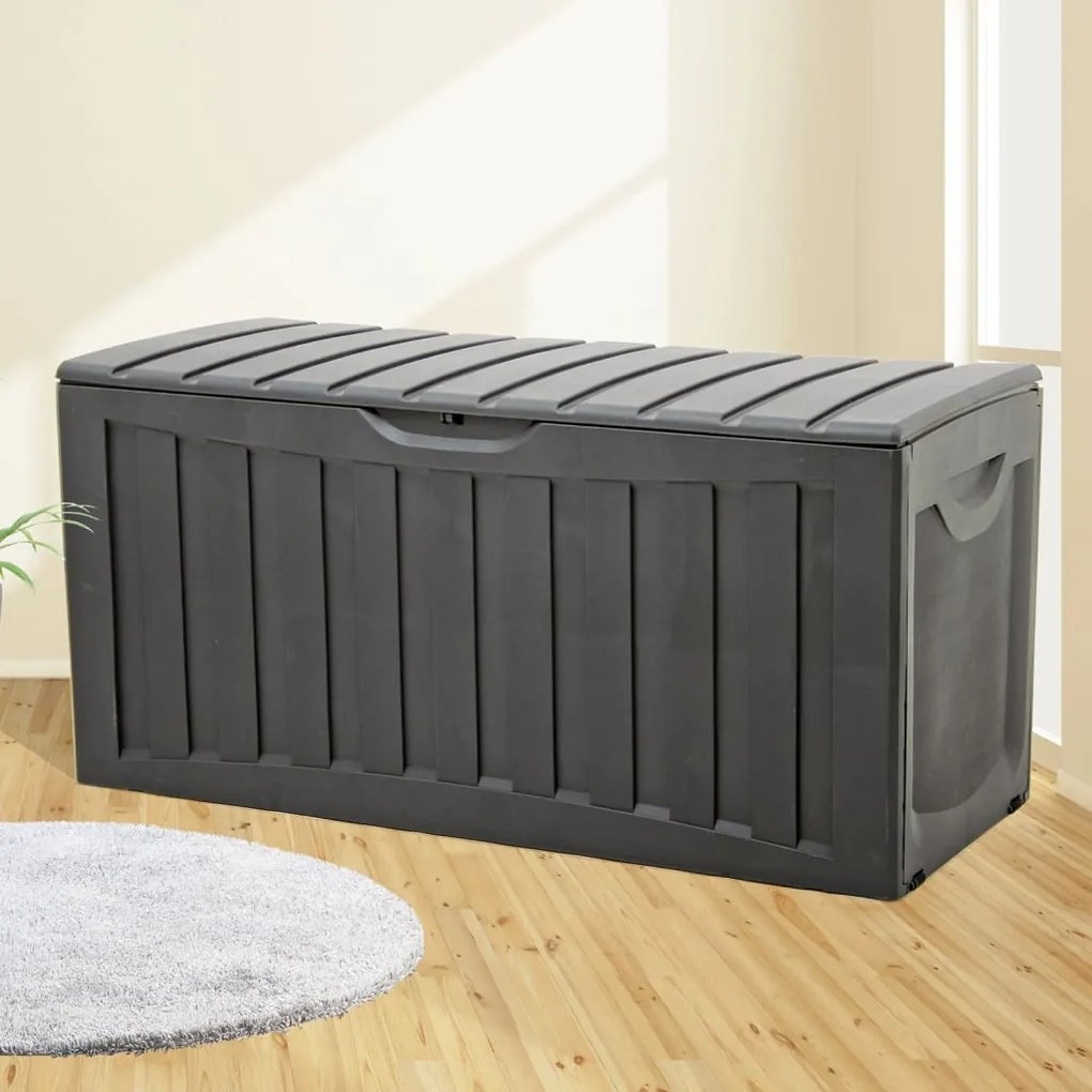 Úložný box černý 118 x 53 x 57 cm polypropylen 153887