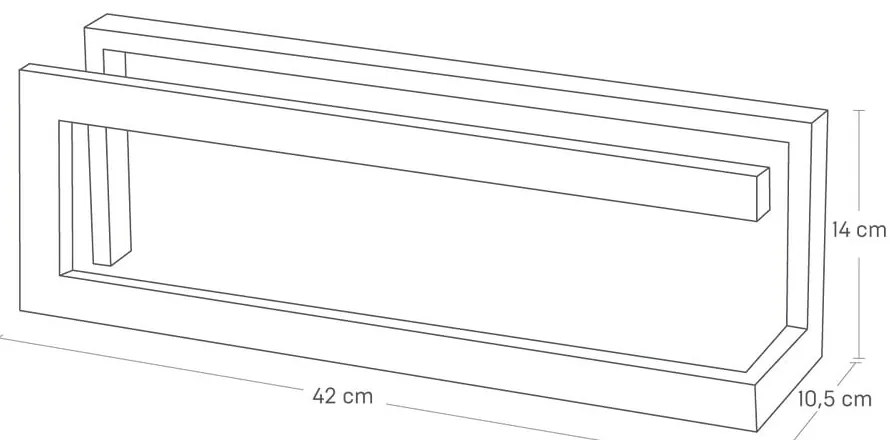 Černý kovový stojan na přezůvky Line – YAMAZAKI