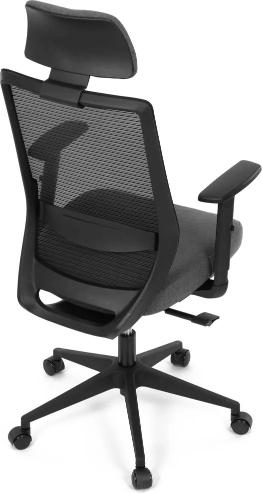 Ergonomická kancelářská židle AURELIE - černá síťovina