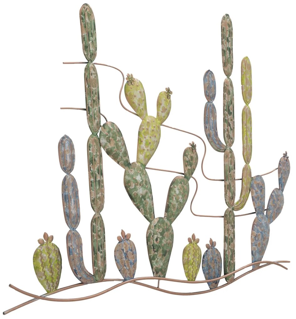 Nástěnná dekorace Mauro Ferretti Cactus, 90x2,5x64 cm