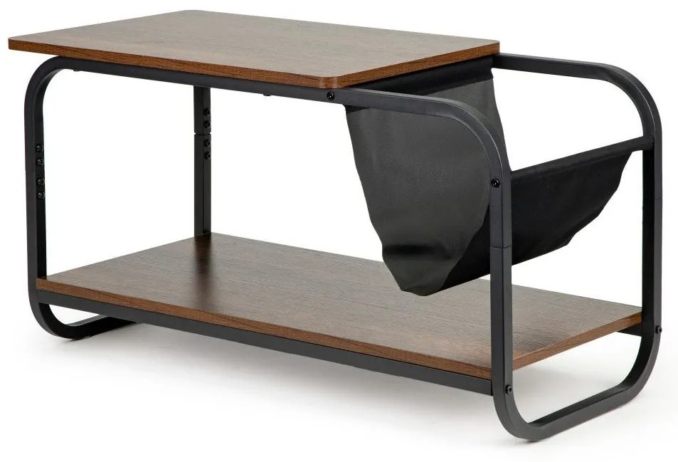 Kovový konferenční stolek s dvěma úrovněmi