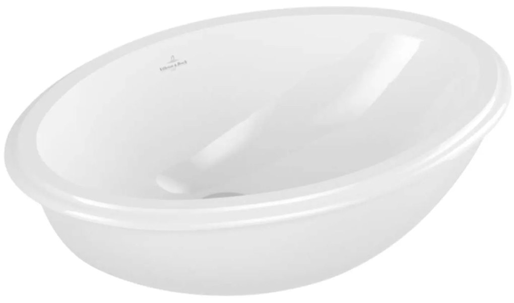 Villeroy & Boch Evana - Bezotvorové umyvadlo pod desku, 50x35 cm, s CeramicPlus 614700R1