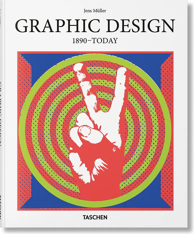 Taschen designové knihy Graphic Design 1890-Today