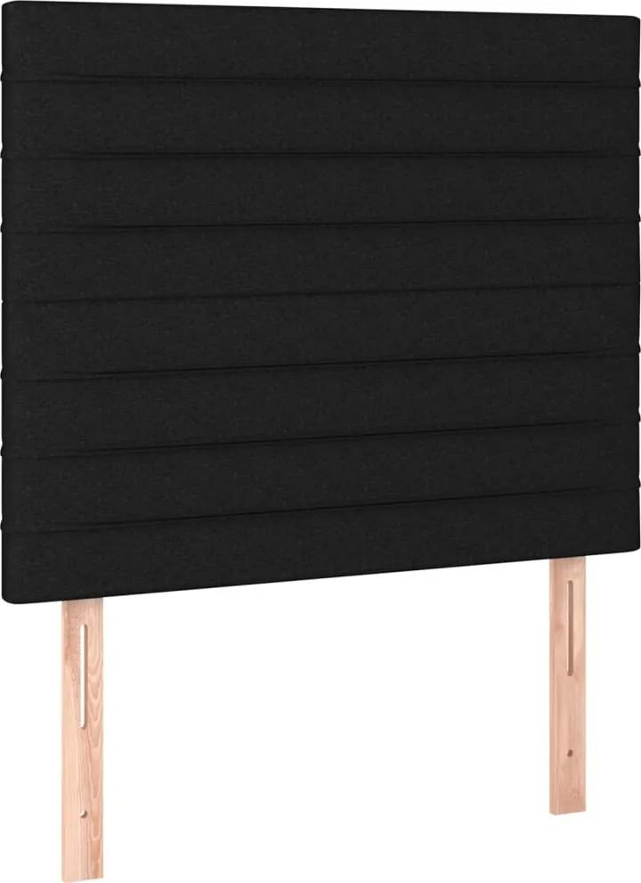 vidaXL Box spring postel s matrací 100 x 200 cm textil [3128583] Barva: krémová