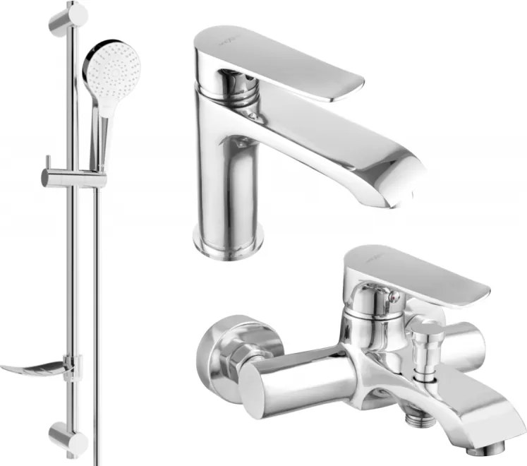 Mexen Pecos DF05 sada pro vanu, chrom - 72703DF05-00