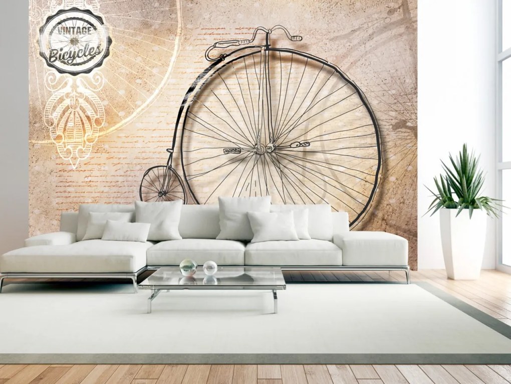 Tapeta historický bicykl (150x105 cm) - Murando DeLuxe