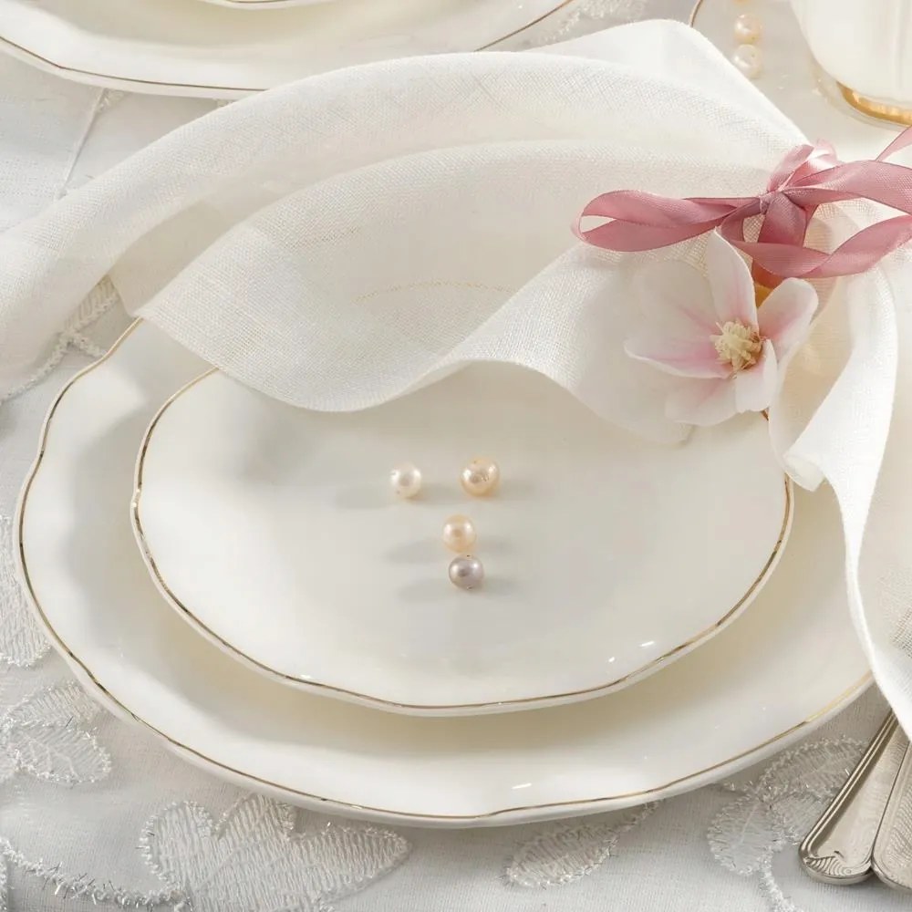 Villa Italia Porcelánová sada na dort pro 6 osob Sandrine