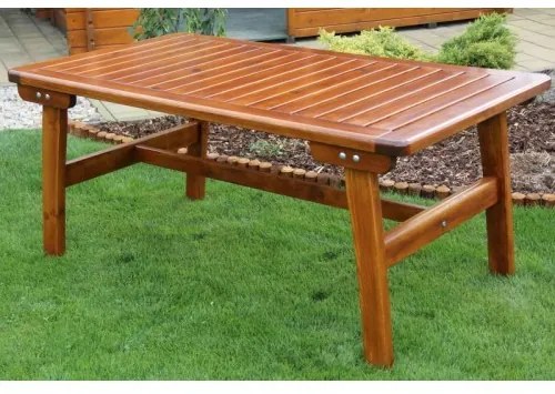 Dřevěný zahradní stůl GOLDEN - 162 cm - 3D5512