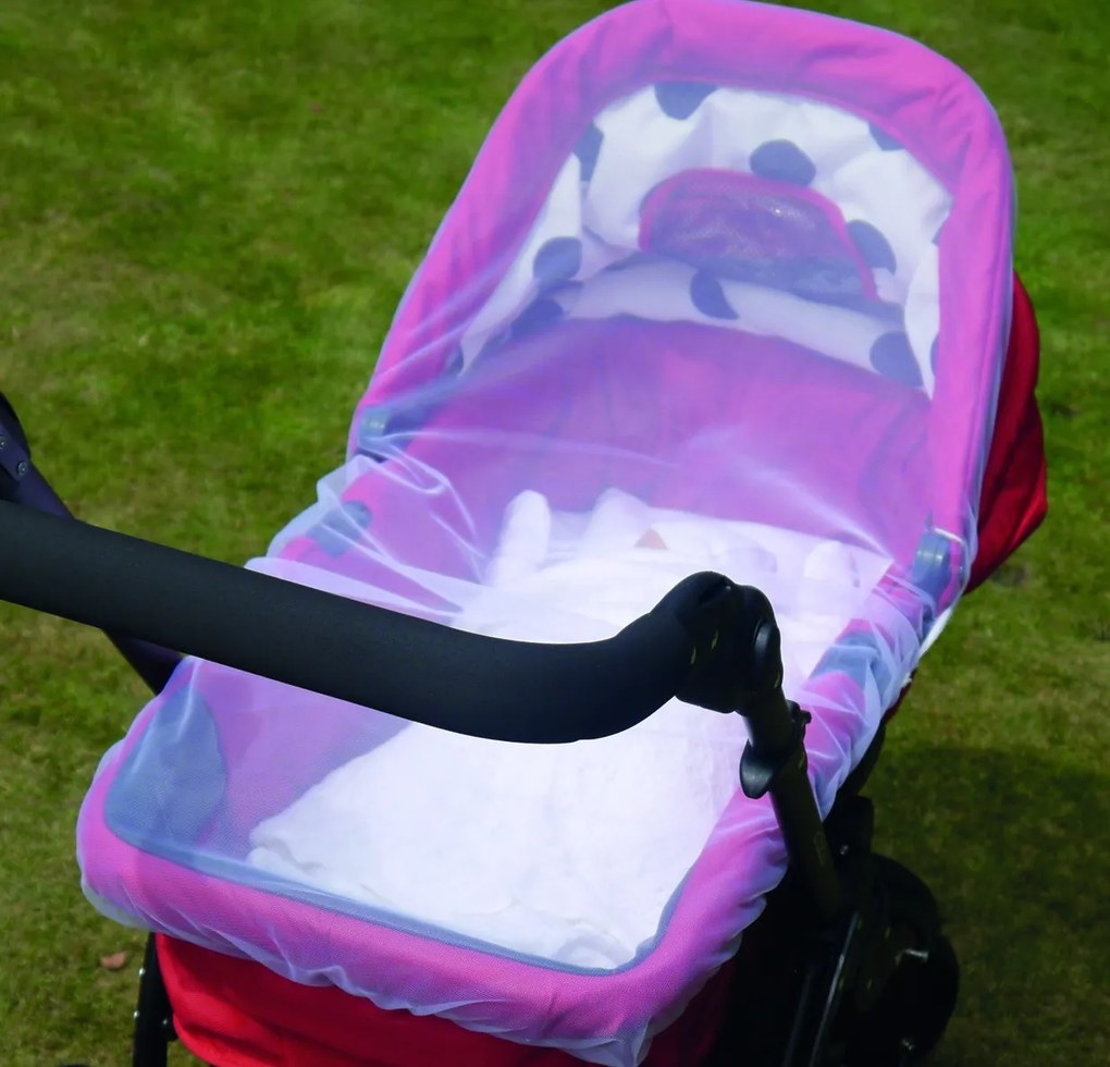 CLIPPASAFE Síť proti hmyzu na kočárek White