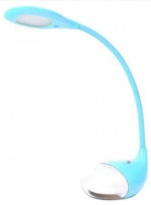 LED stolní dětská lampička, 6W, studená bílá, RGB podsvícení, modrá Schinatsu CHINATSU PDLQ10BL