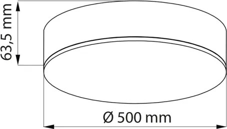 Závěsné LED svítidlo McLED Nova R 500 50W 3000K ML-416.085.33.5