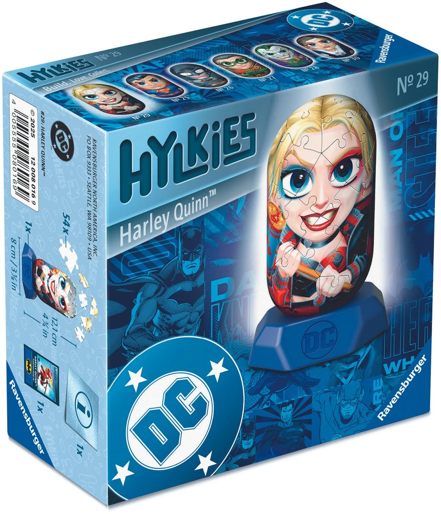 Ravensburger 120080169 hylkies: dc: harley quinn