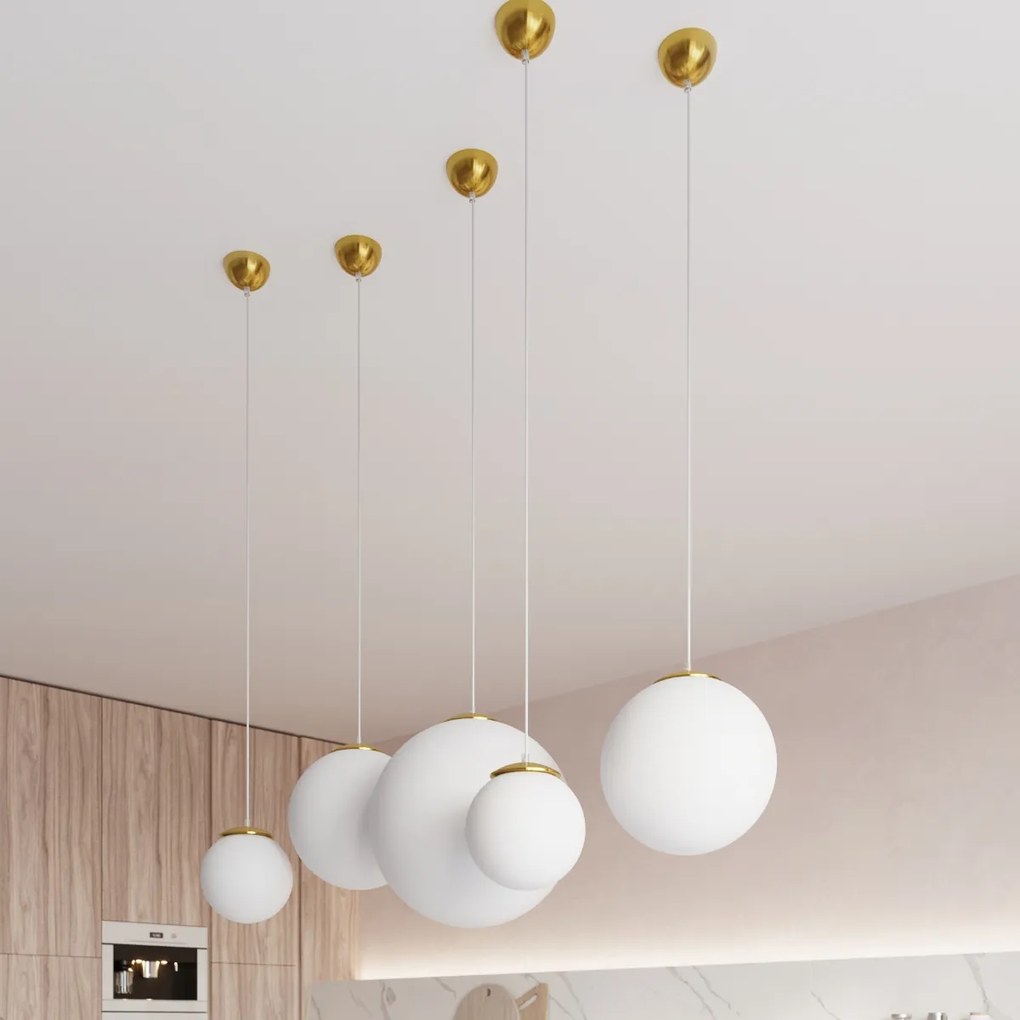Sollux Lighting Závěsné svítidlo UGO 30 zlaté