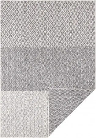 Bougari - Hanse Home koberce Kusový koberec Twin Supreme 103772 Grey/Cream Bílá, Šedá, Béžová - 80x150 cm