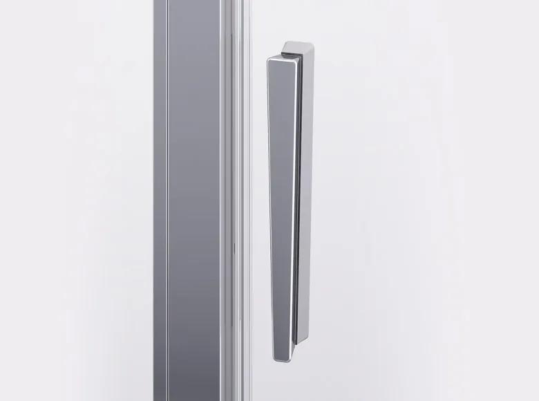 Sanswiss DIVERA D22SE2B sprchový kout čtvercový 90x90 cm Profil: Aluchrom, Sklo: Hladké čiré, Rozměr: 90x90 cm