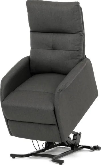 Polohovací křeslo šedé, elektrické TV-5482 GREY2