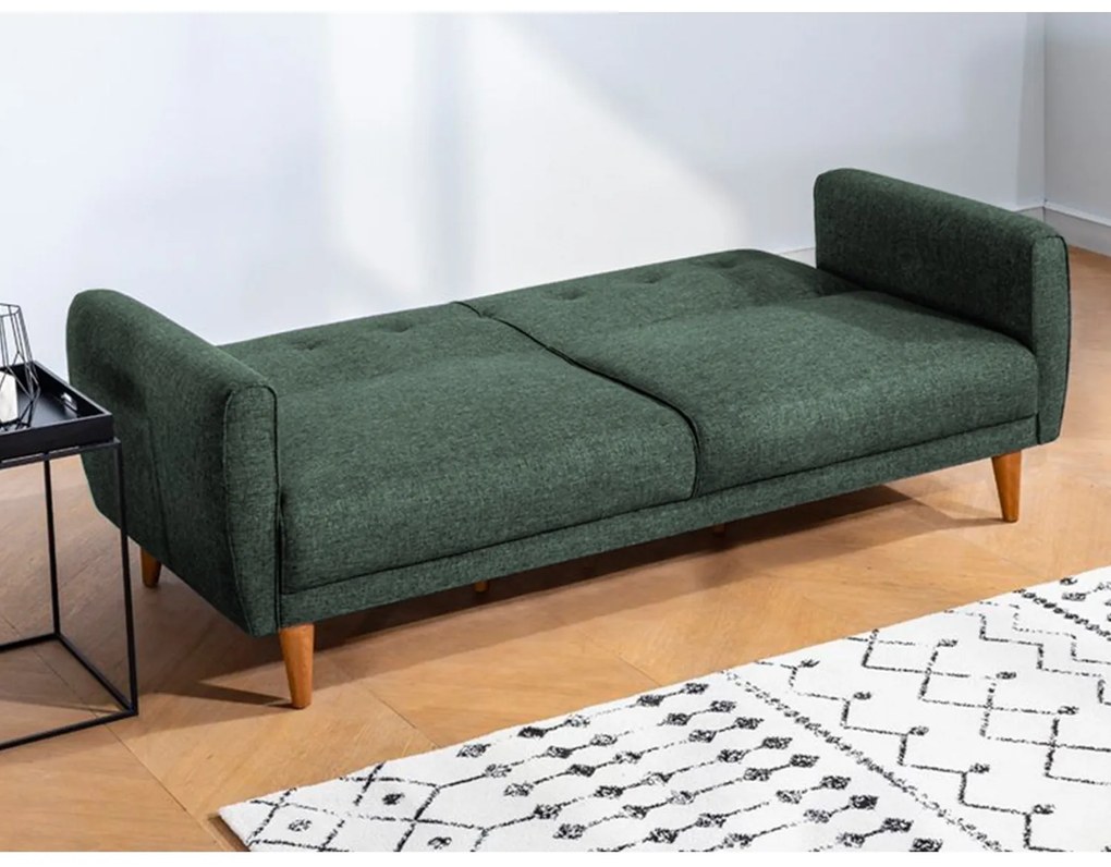 Atelier del Sofa 3-místná pohovka Aria - Green, Zelená