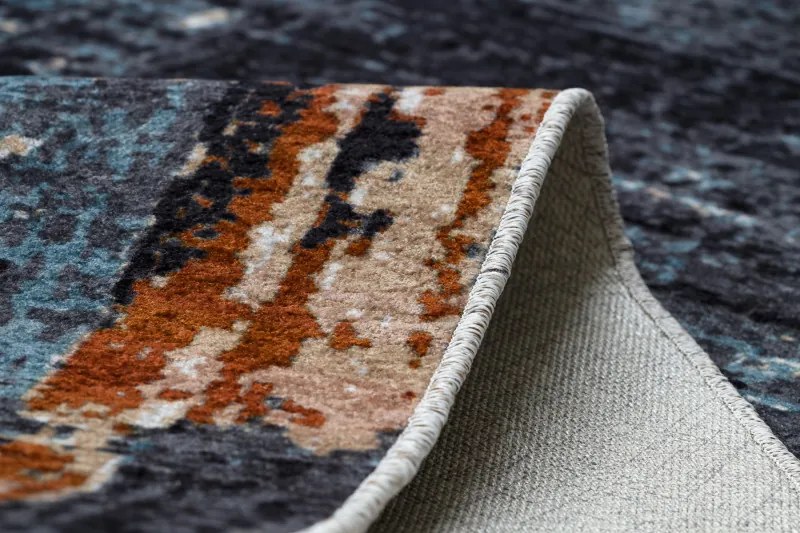 Dywany Łuszczów, Kusový koberec Miro 51454.802 navy / beige, 160x220, vícebarevná, chodba / předsíň
