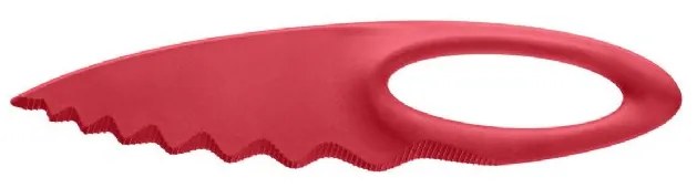 Plastový nůž Koziol Sahsa L červený  30x7x2cm