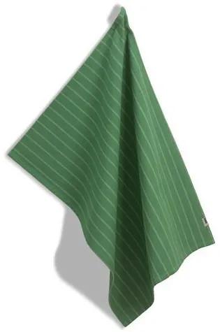 Kela Utěrka Cora, 100% bavlna, zelená, proužky, 70 x 50 cm