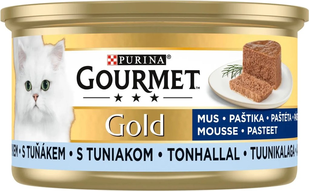 Gourmet Gold Paštika pro kočky tuňák 1 x 85 g