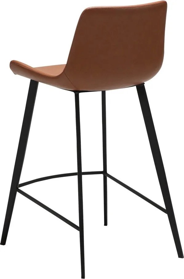 Koňakově hnědá barová židle (výška sedáku 65 cm) Hype – DAN-FORM Denmark