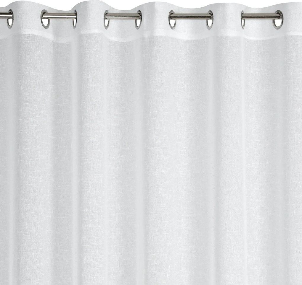 ZÁCLONA NA KROUŽCÍCH LEXY 300 CM X 250 CM CM BÍLÁ