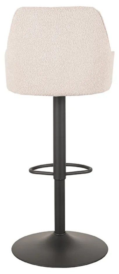 LABEL51 barová židle FENDER krémové bouclé CM-55.020