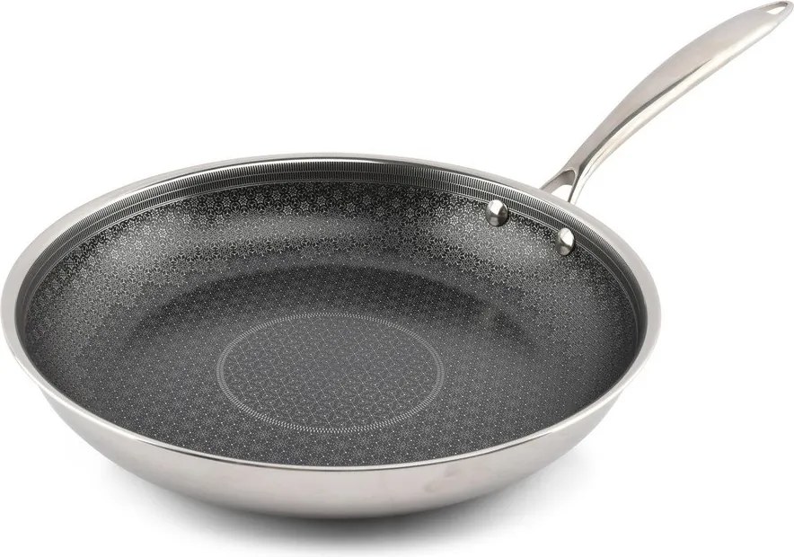 Nerezová pánev s nepřilnavým povrchem ø 29,5 cm Fusion – BonBistro
