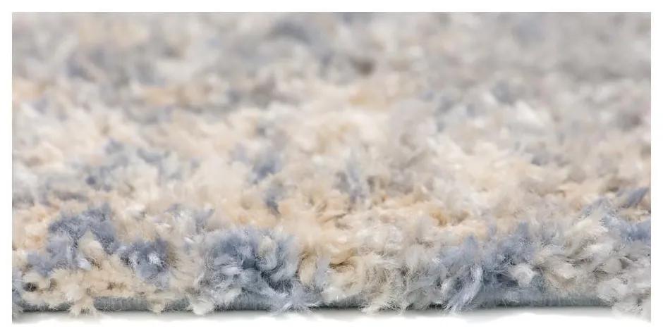Kusový koberec shaggy Senel modrý 200x300cm