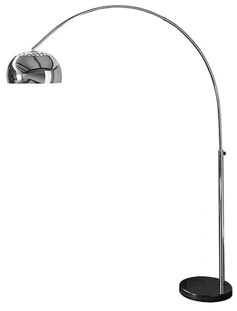 INV Stojací lampa Orbit II chrom 170-205 cm