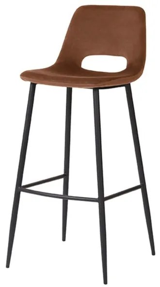 Barová židle Esho II Rust Velvet