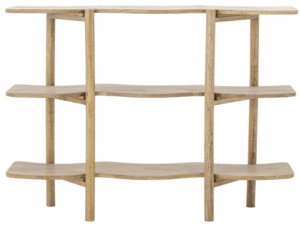 BLOOMINGVILLE Dřevěná knihovna RIVOLI hnědá 110 cm
