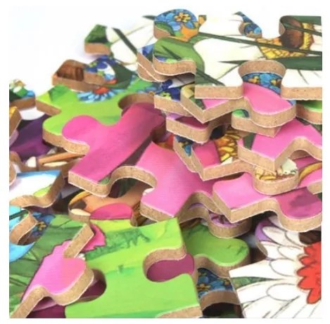 Dřevěné Puzzle - Oslava 60ks