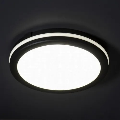LED svítidlo Kanlux BENO ECO 30W CCT O B černé 30W 3000K/4000K/6500K IP65 38385