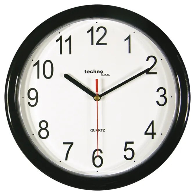TechnoLine Nástěnné hodiny WT 600 black