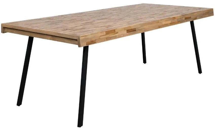 White Label Dřevěný jídelní stůl WLL SURI 220x100 cm