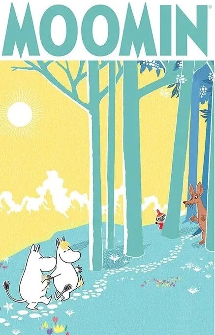 Plakát, Obraz - Moomins - Forest, (61 x 91.5 cm)