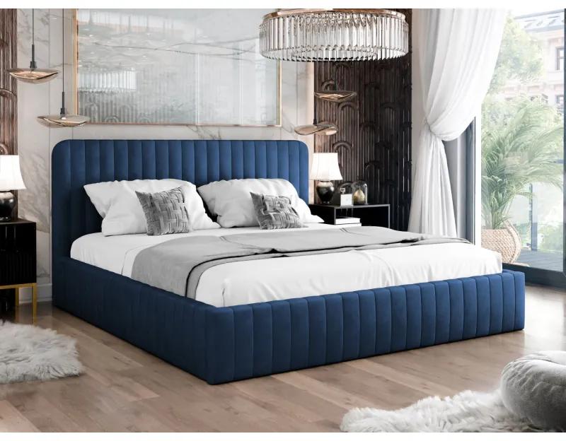 Čalouněná manželská postel Loala, Potah: Velluto 08, Rozměr postele: 140 x 200 cm