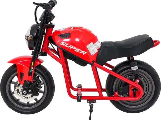 Elektrická motorka SUPERMOTO červená