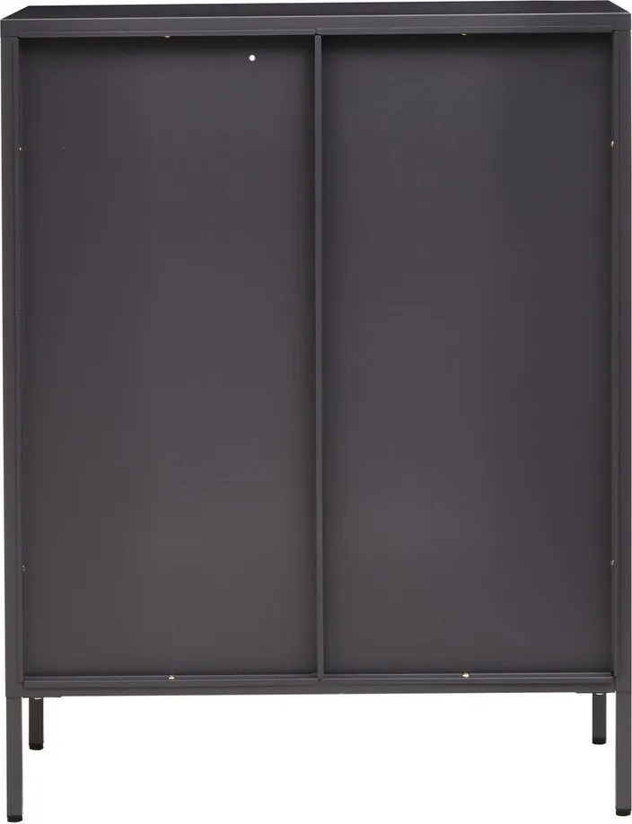 Šedá ocelová vitrína 80x102x40 cm Acier – Premier Housewares